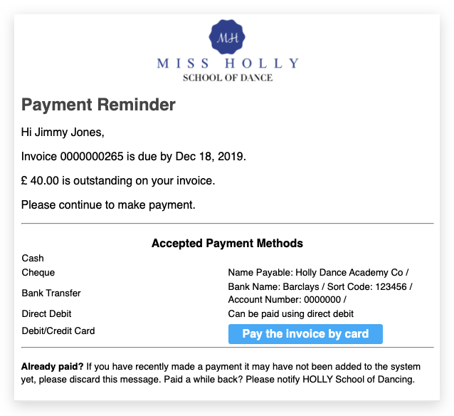 How to send payment reminders to your customers How to send payment reminders to your customers
